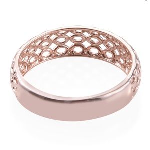 Jewelry | Rose Gold Open Work Band Ring | Poshmark